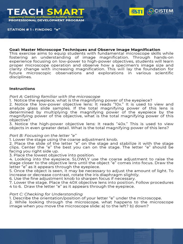 Teach Smart Worksheets | PDF