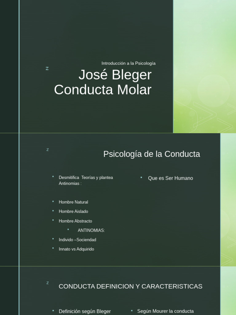 José Bleger CONDUCTA MOLAR | PDF