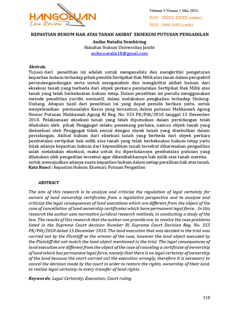 Artikel Sembiring | PDF