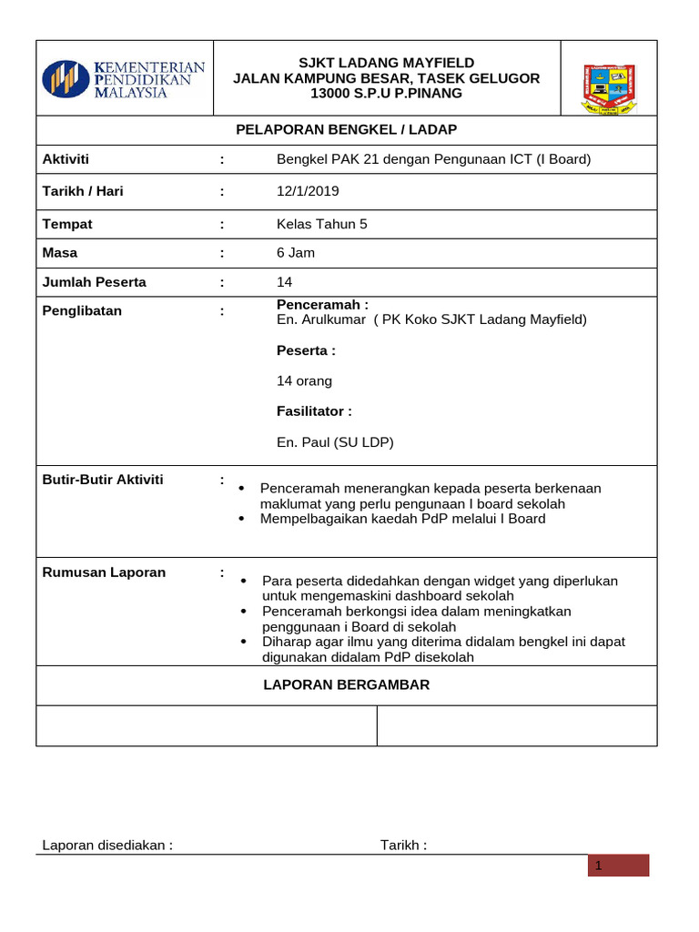 Laporan-LADAP 2019 (Mac) | PDF