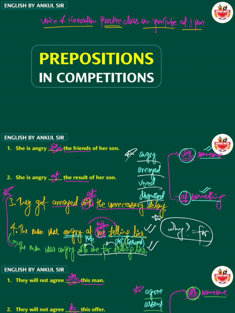 Preposition - 04 - Notes A | PDF