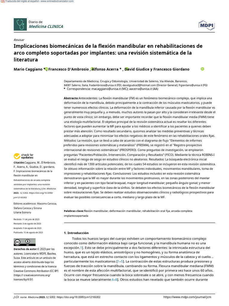 Flexion Mandibular - En.es | PDF