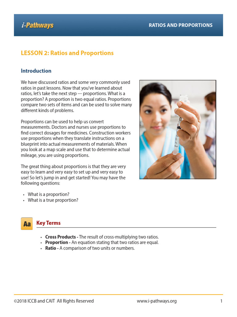 L.2 - Ratios-and-Proportions | PDF