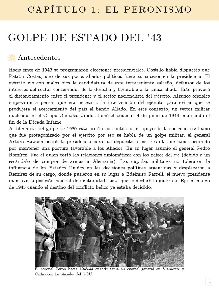 El Peronismo - 2 | PDF