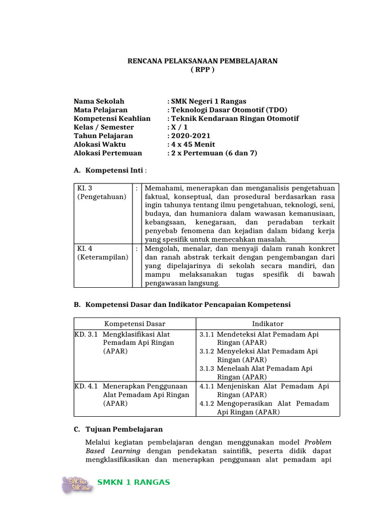 RPP 2 (2 Pertemuan) | PDF