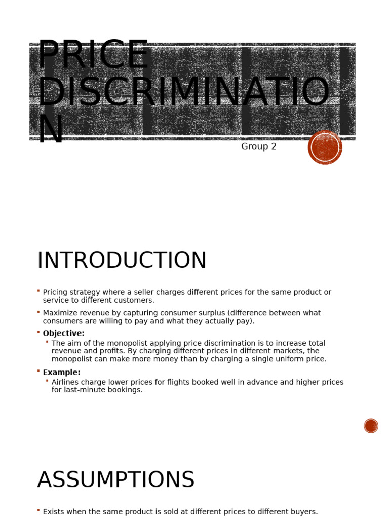 Price Discrimination | PDF | Monopoly | Finance & Money Management