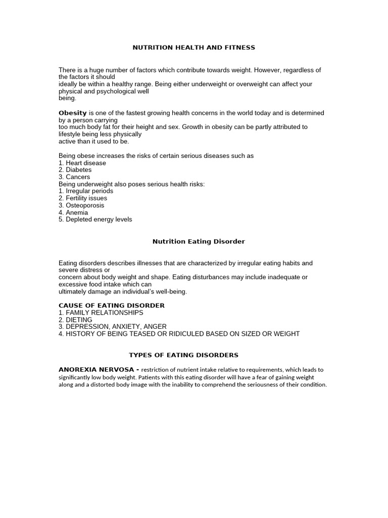 NUTRITION ESS Lab Module 5 and 6 | PDF