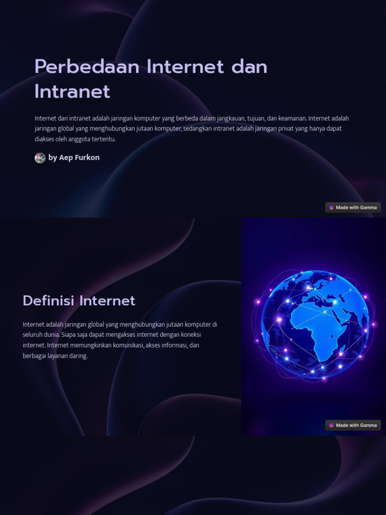 Perbedaan Internet Dan Intranet | PDF | Komputer | Teknologi & Rekayasa