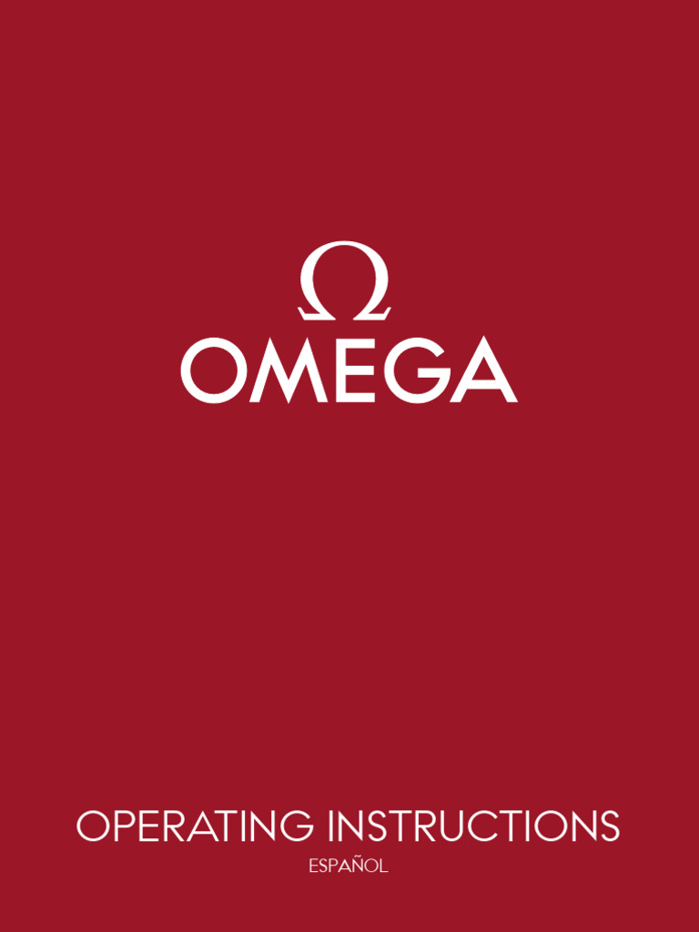 OMEGA Operating Instructions ES | PDF