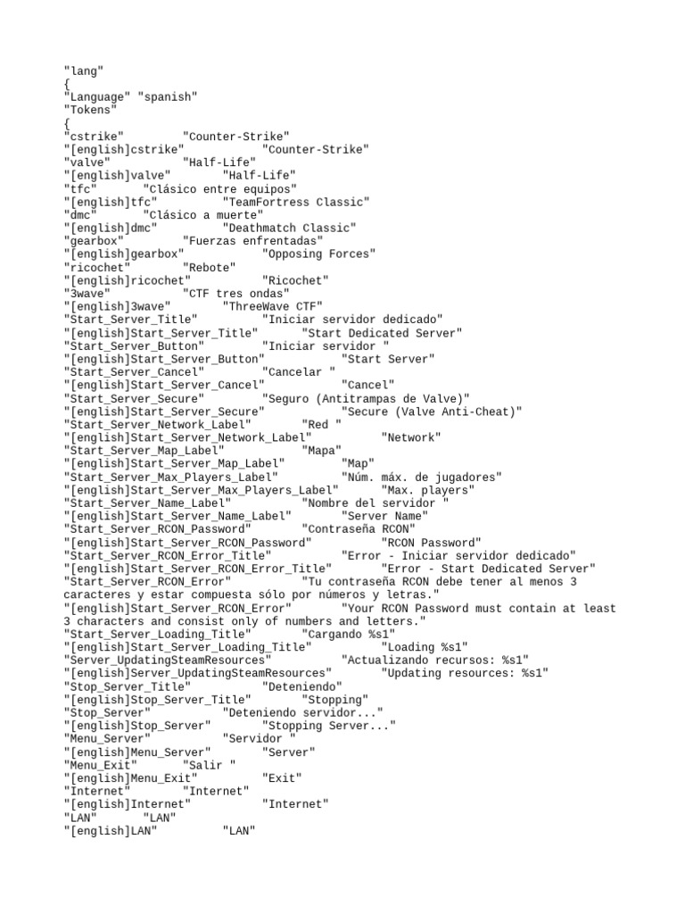 Server Spanish | PDF