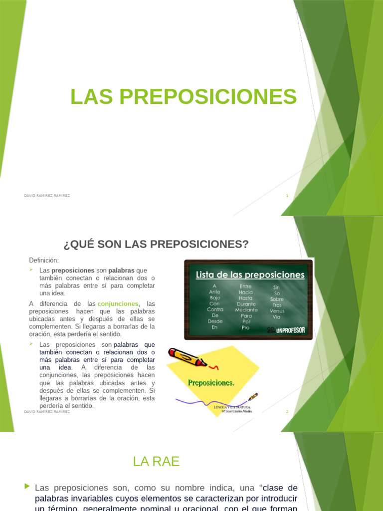 Las Preposiciones 2024 | PDF