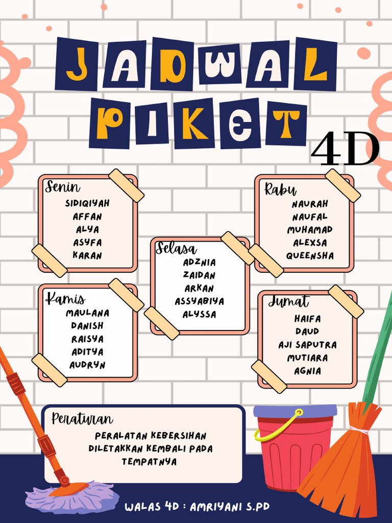 Jadwal Piket 4D | PDF