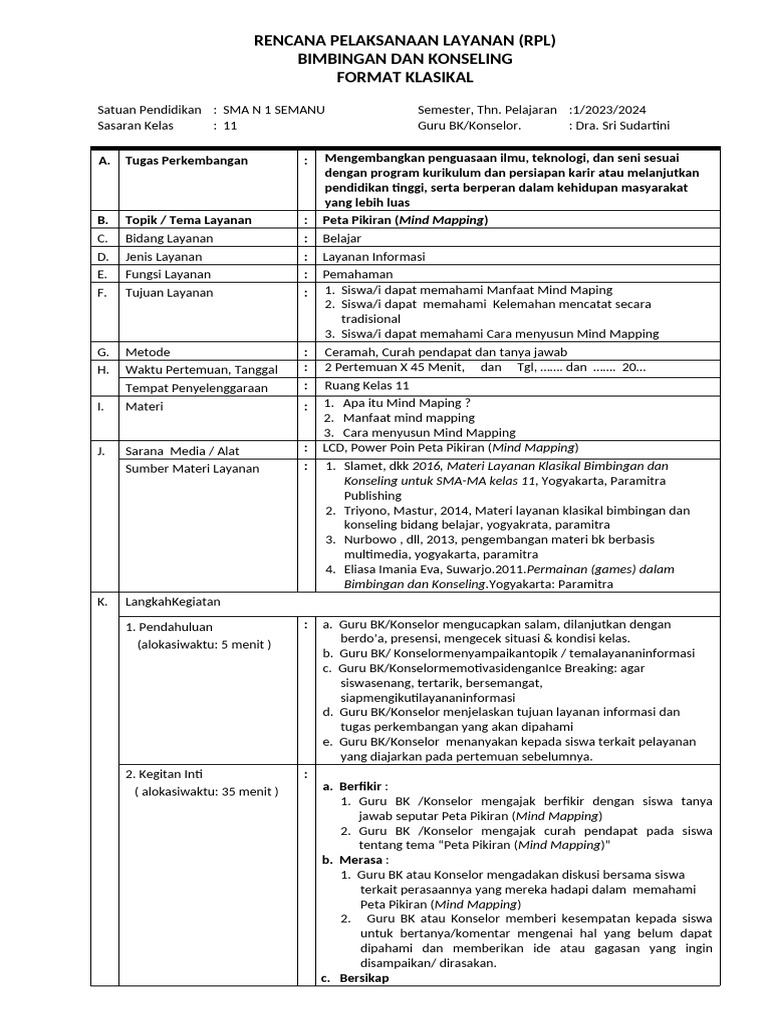 3. RPL BK PETA PIKIRAN - MIND MAPPING | PDF