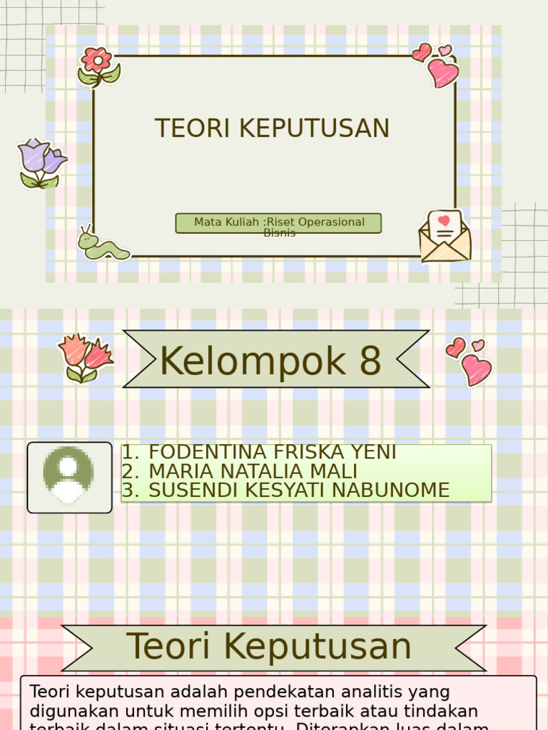 Kel. 8 Riset Operasional Bisnis | PDF