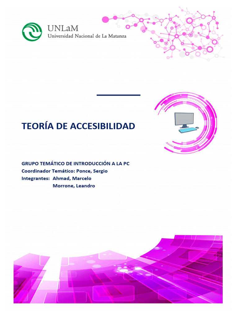 CT Teorico Accesibilidad | PDF