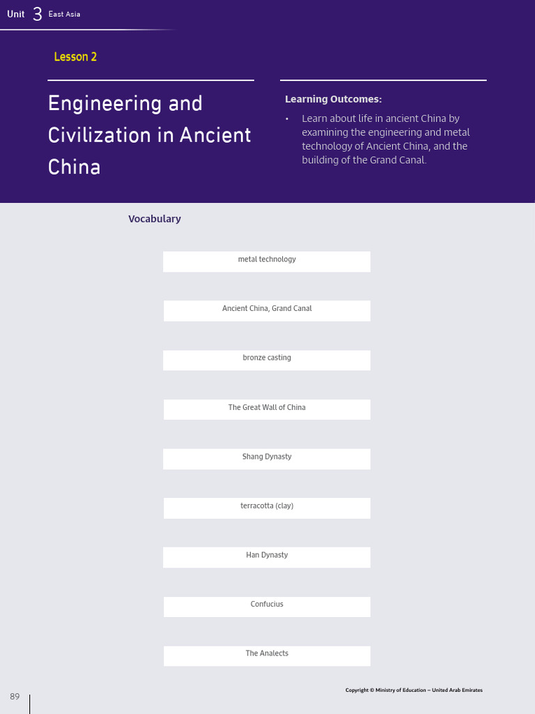 Engineering and Civilization in Ancient China PDF | PDF