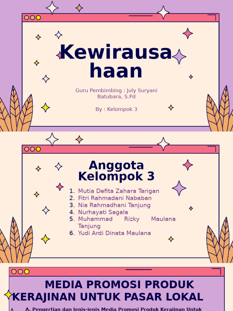 Kewirausahaan Mutia | PDF