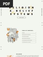 Religion and Belief System - UCSP-11 | PDF | Polytheism | Witchcraft