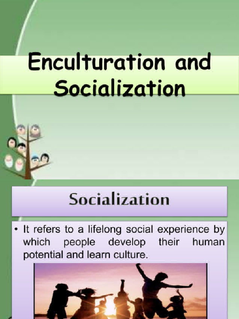 Enculturation and Socialization | PDF