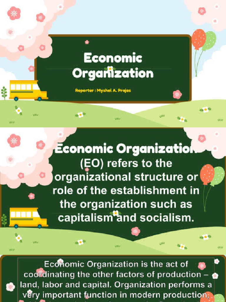 Economic Organization | PDF