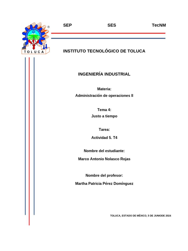 Portada-Oficial ITToluca | PDF