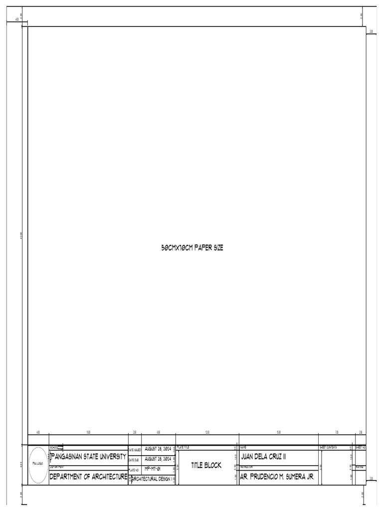 SAMPLE-50X70-TITLE-BLOCK | PDF