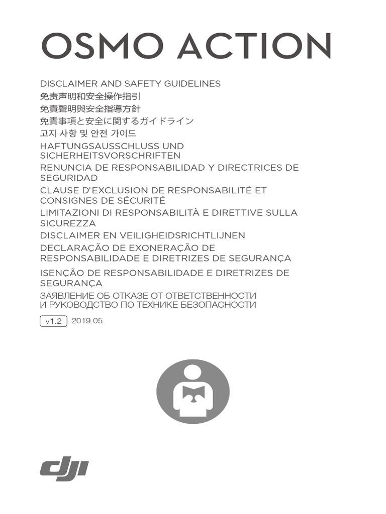Osmo Action Disclaimer and Safety Guidelines | PDF | Battery Charger | Business