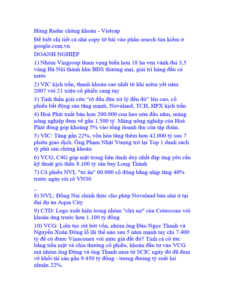 5 8 Hùng Radar CH NG Khoán Journal | PDF