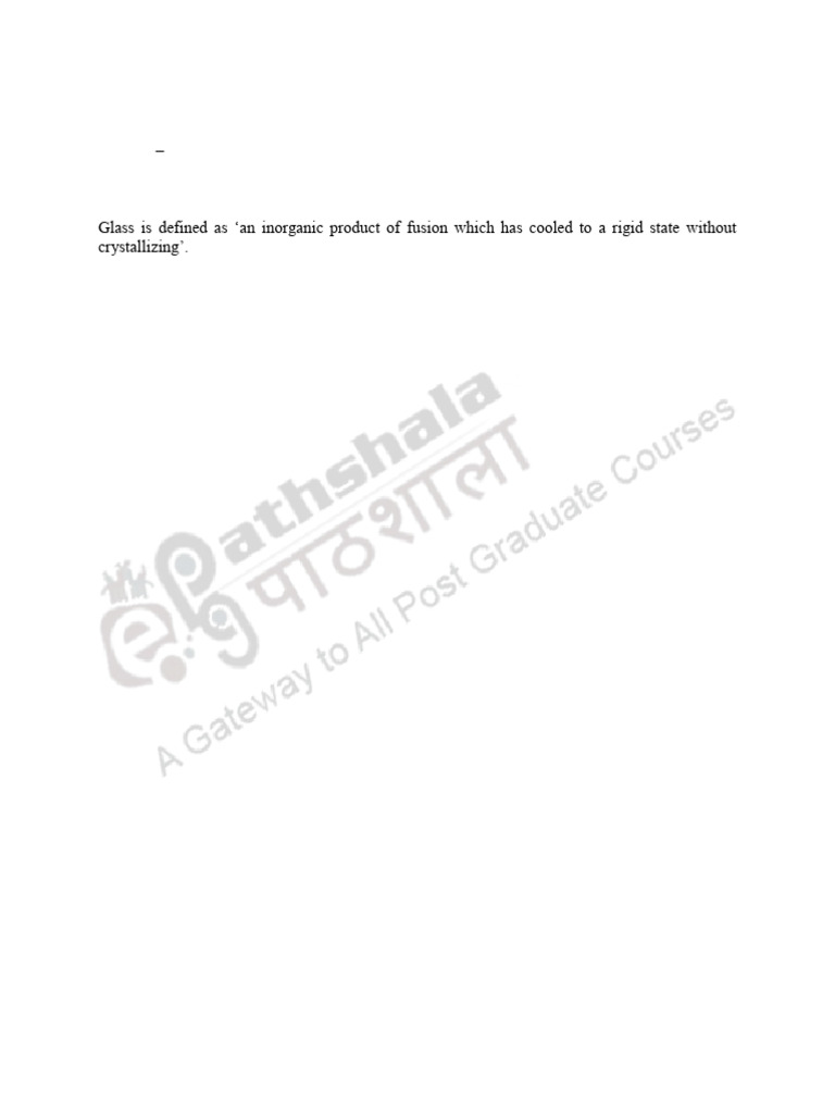 Glass, Paper | PDF