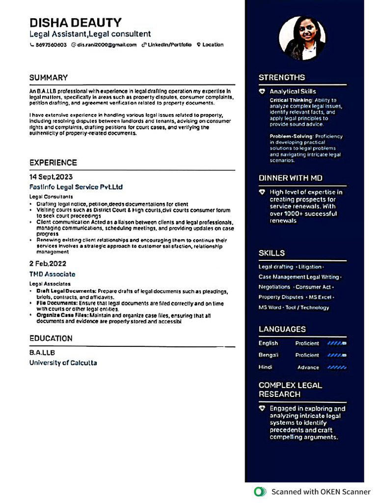 Disha Resume | PDF