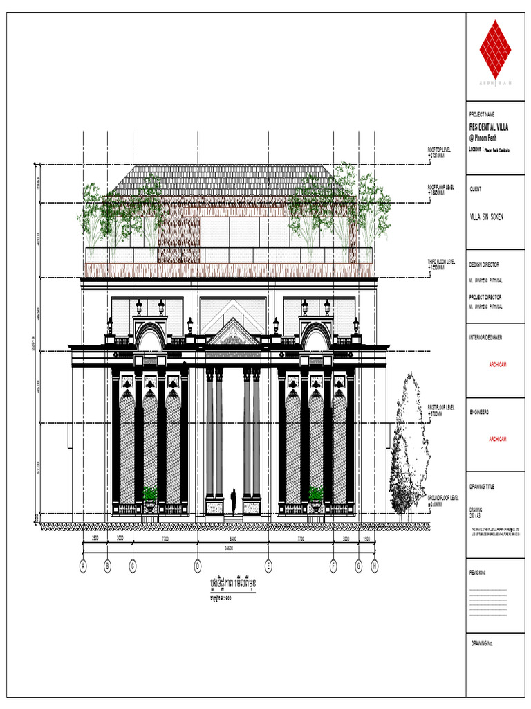 1-Main House-Front Elev | PDF