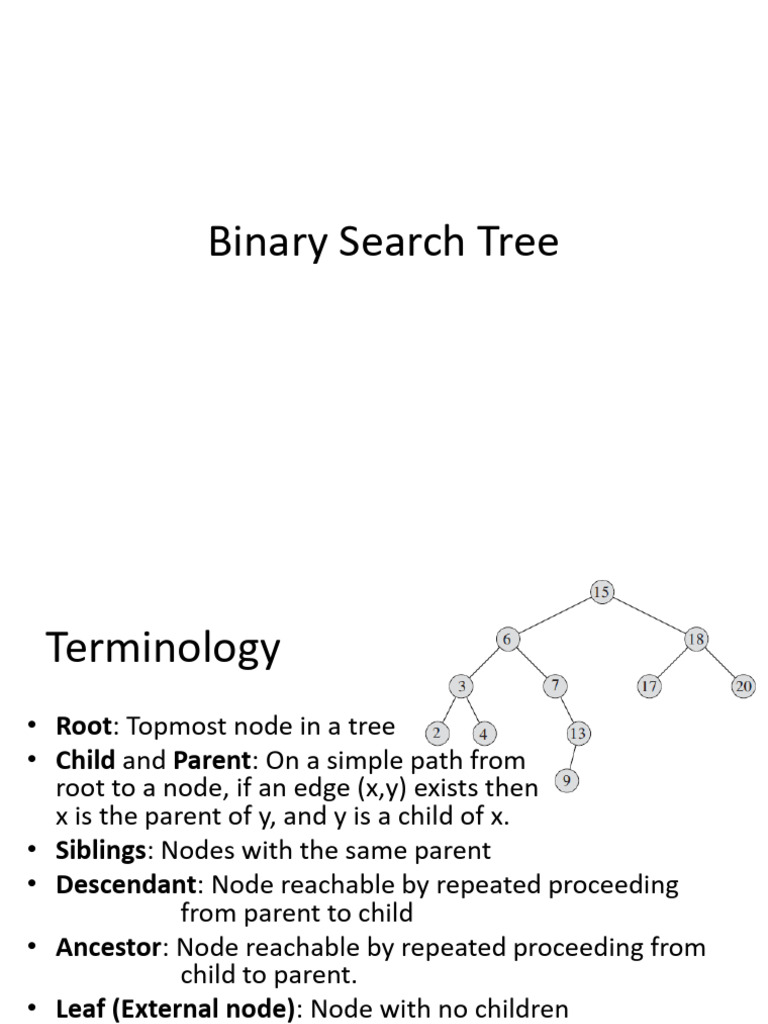 Binary Search Tree | PDF