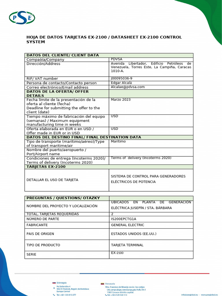 Datasheets EPCT EX-2100 | PDF