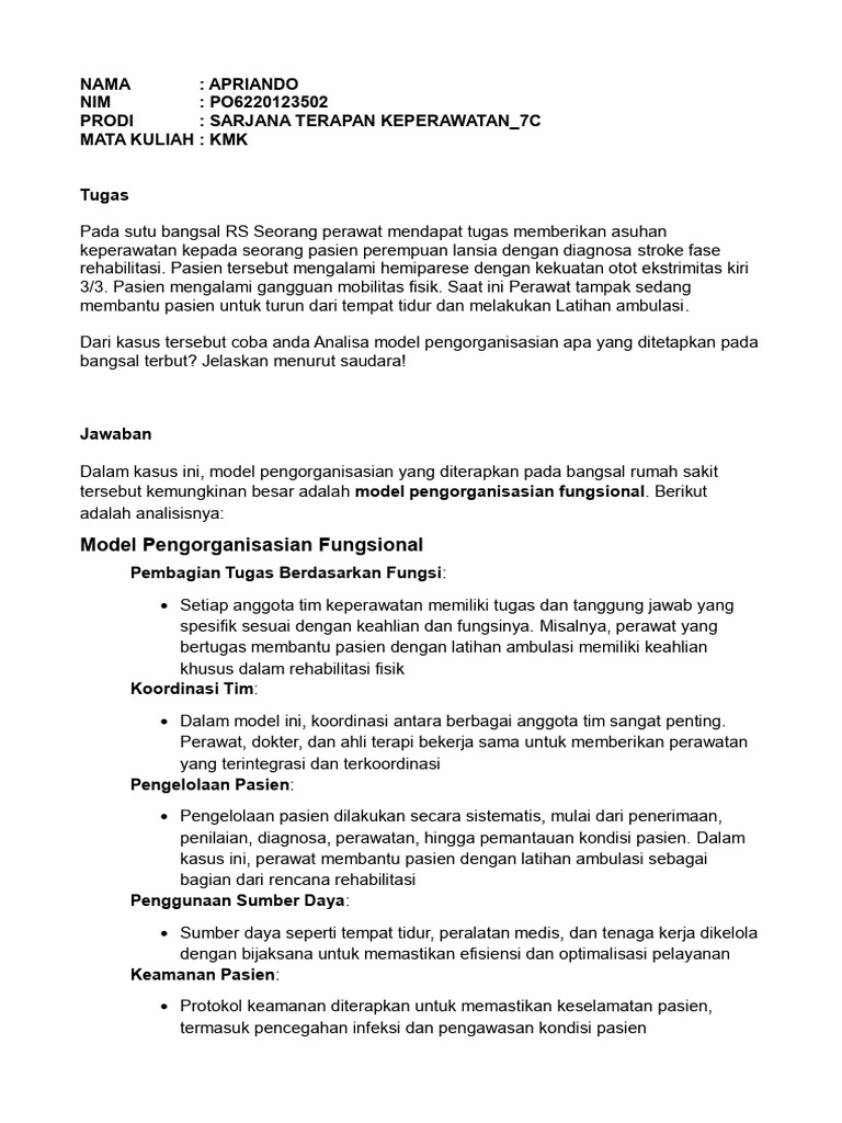 7C - Apriando Tugas KMK | PDF