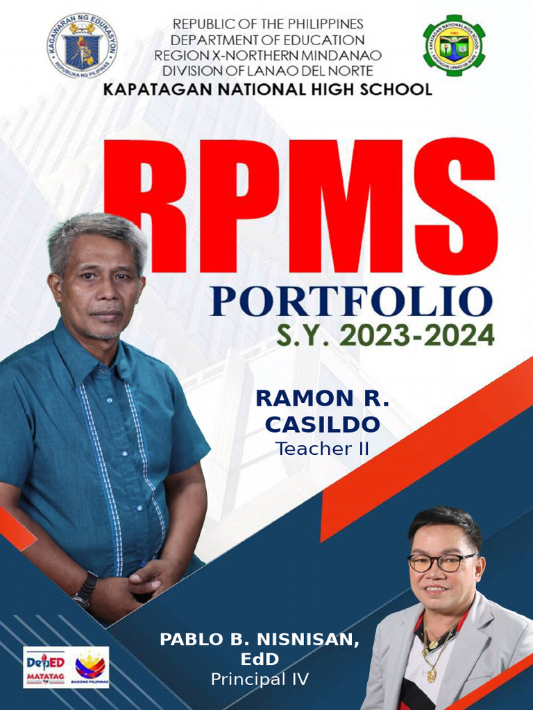RPMS Portfolio Template | PDF