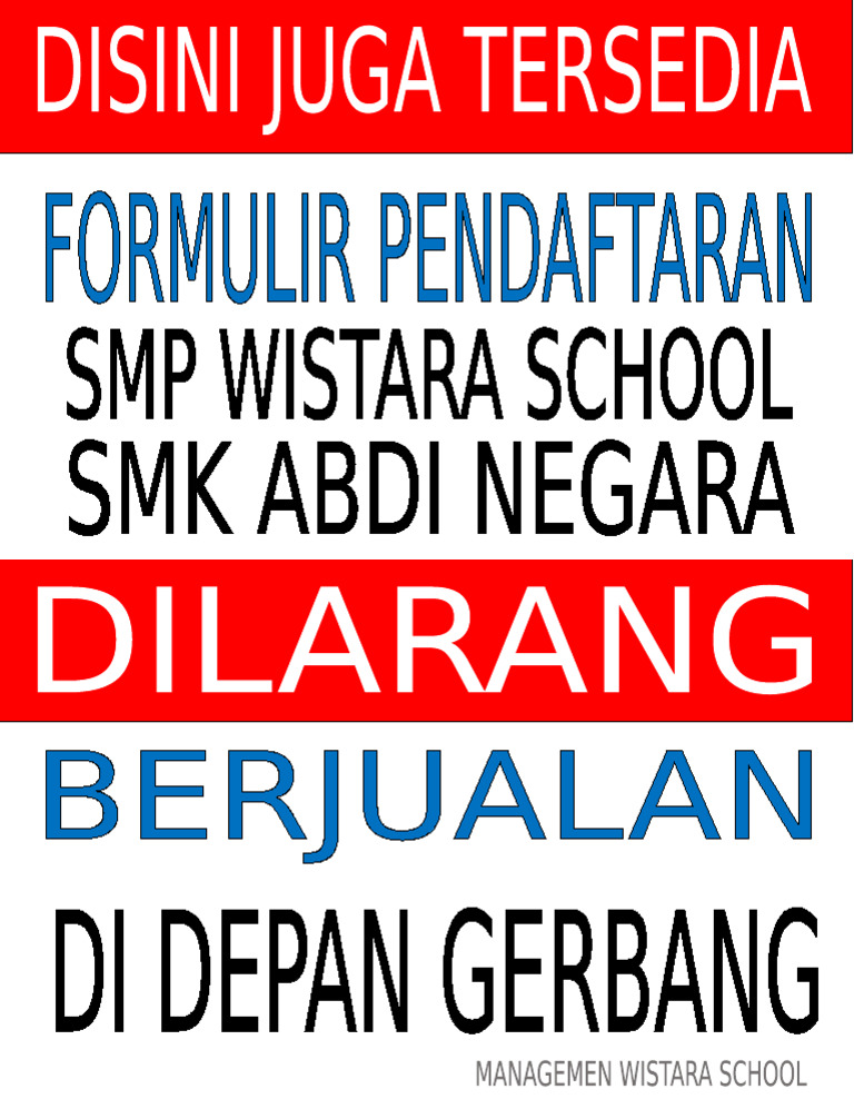 Poster Dilarang | PDF