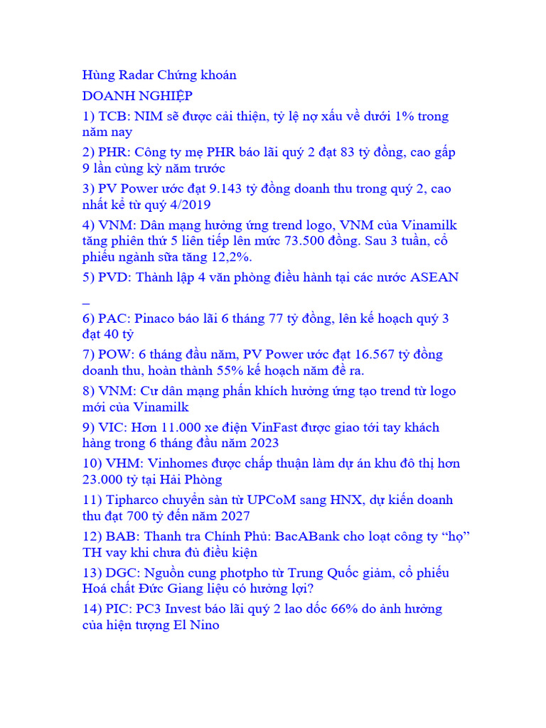 13 7 Hùng Radar CH NG Khoán | PDF