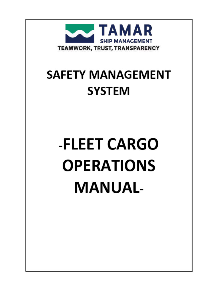 2023-01 - Fcom - Fleet Cargo Operations Manual | PDF