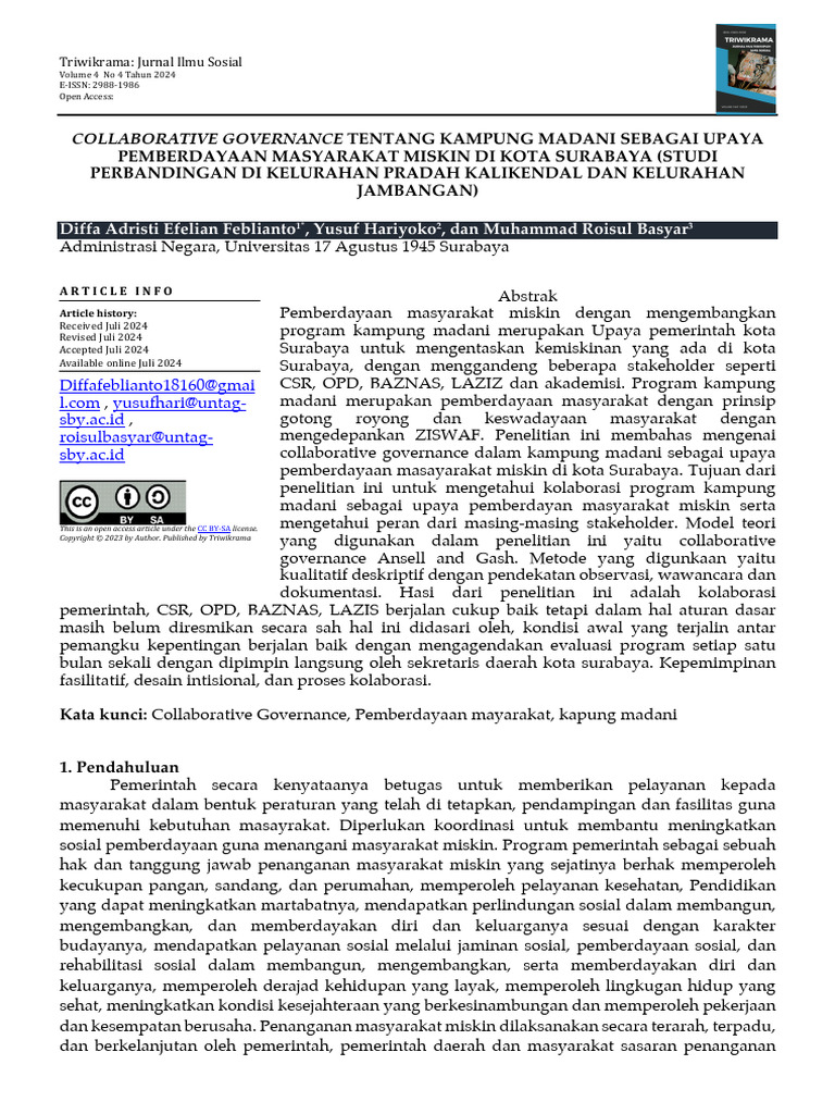 Jurnal Diffa Triwi | PDF