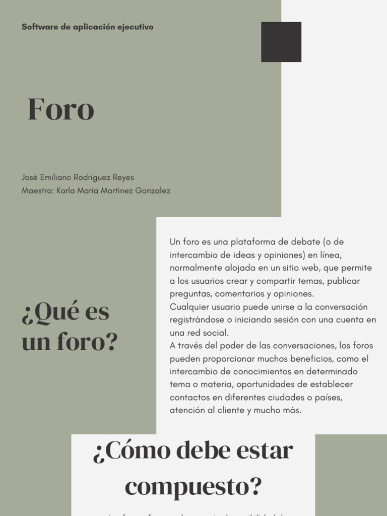 Foro | PDF