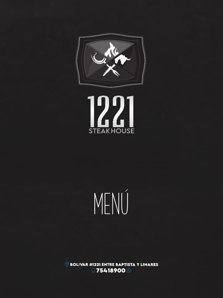 Menu 1221 Platos y Bebidas | PDF