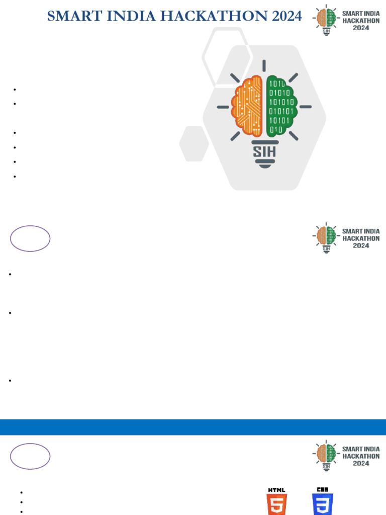 SIH Presentation | PDF