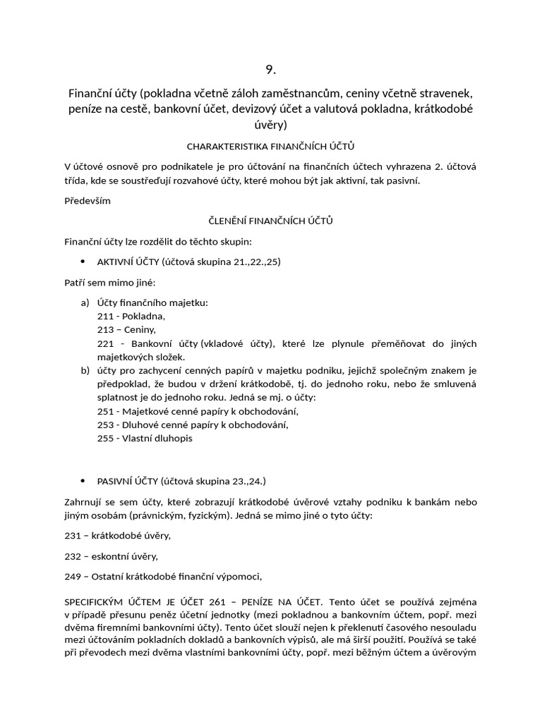 15-Otázka Č. 9 | PDF