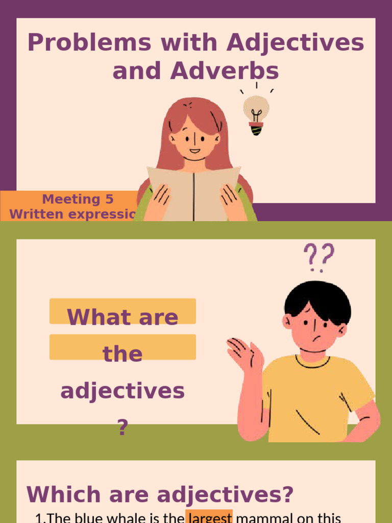 X - Problem With Adjective and Adverb | PDF