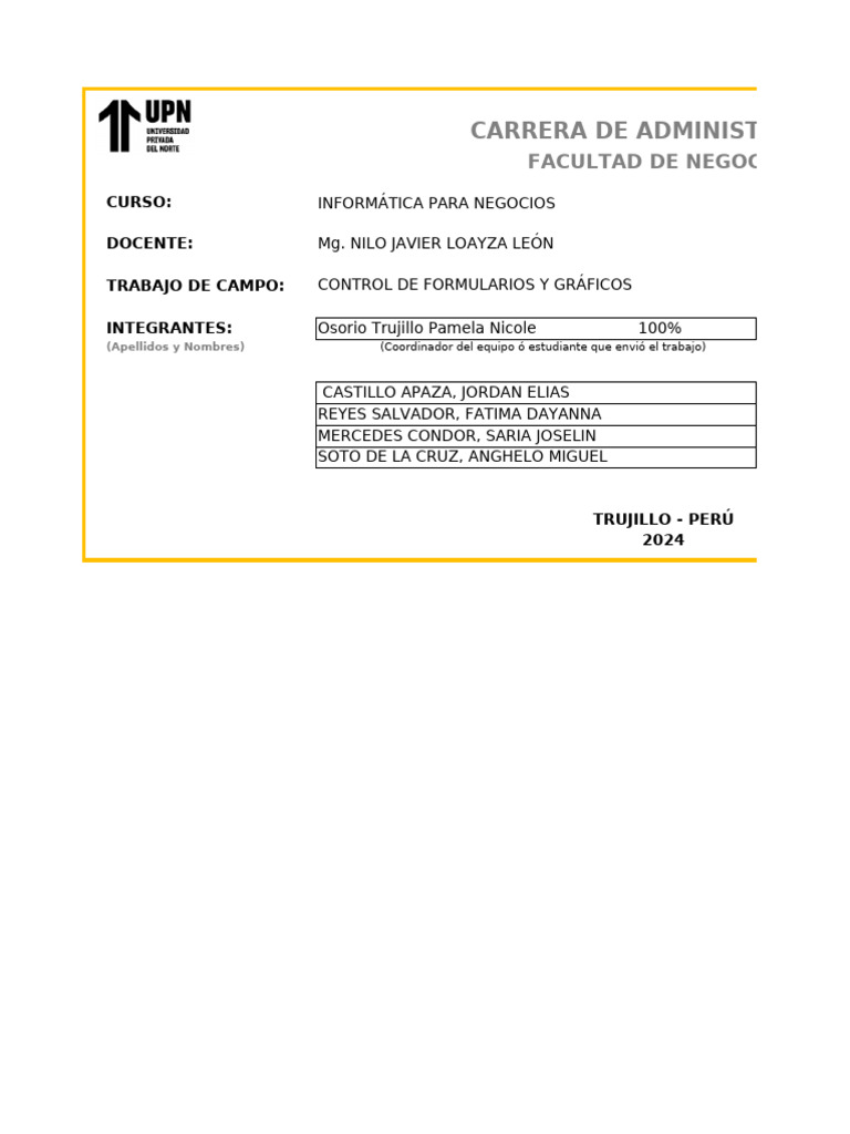 Avance 12_Formularios y Gráficos_Equipo 02 | PDF