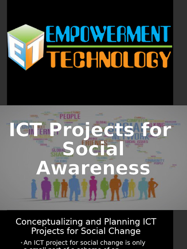 ICT Projects For Social Awareness | PDF