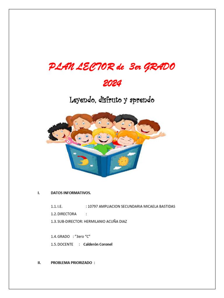 Plan Lector | PDF