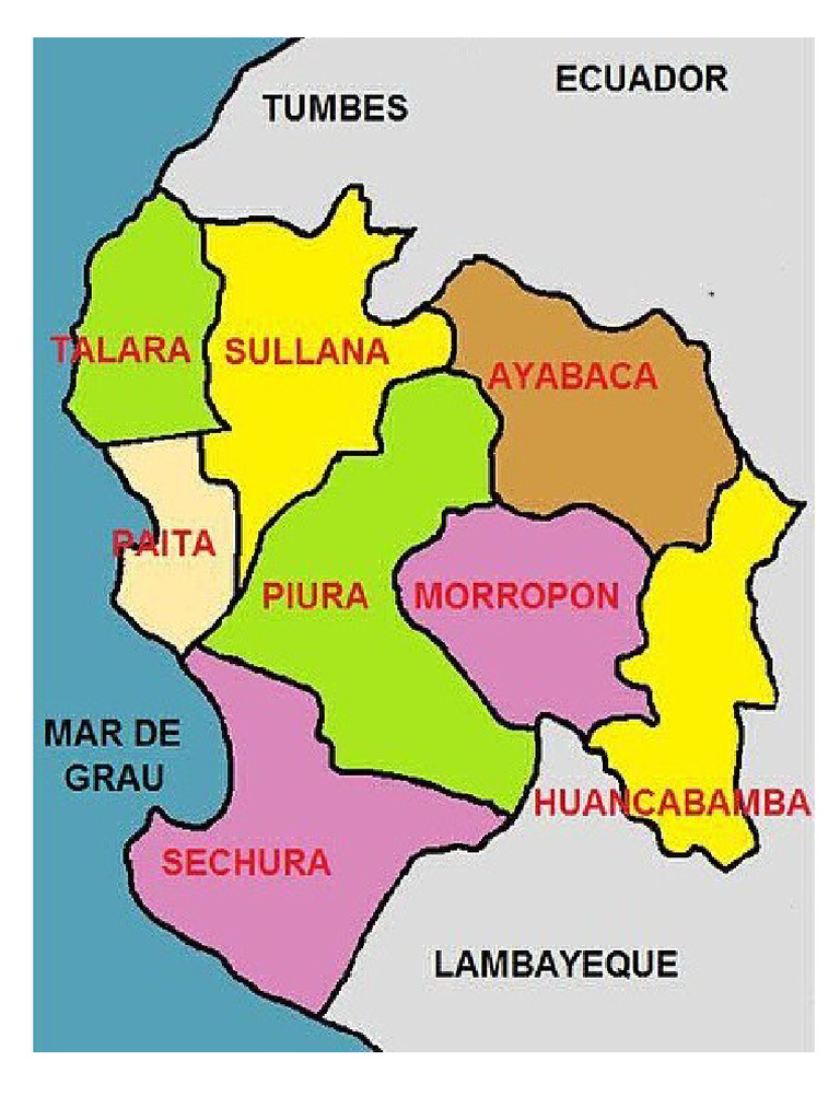 Mapa Piura | PDF