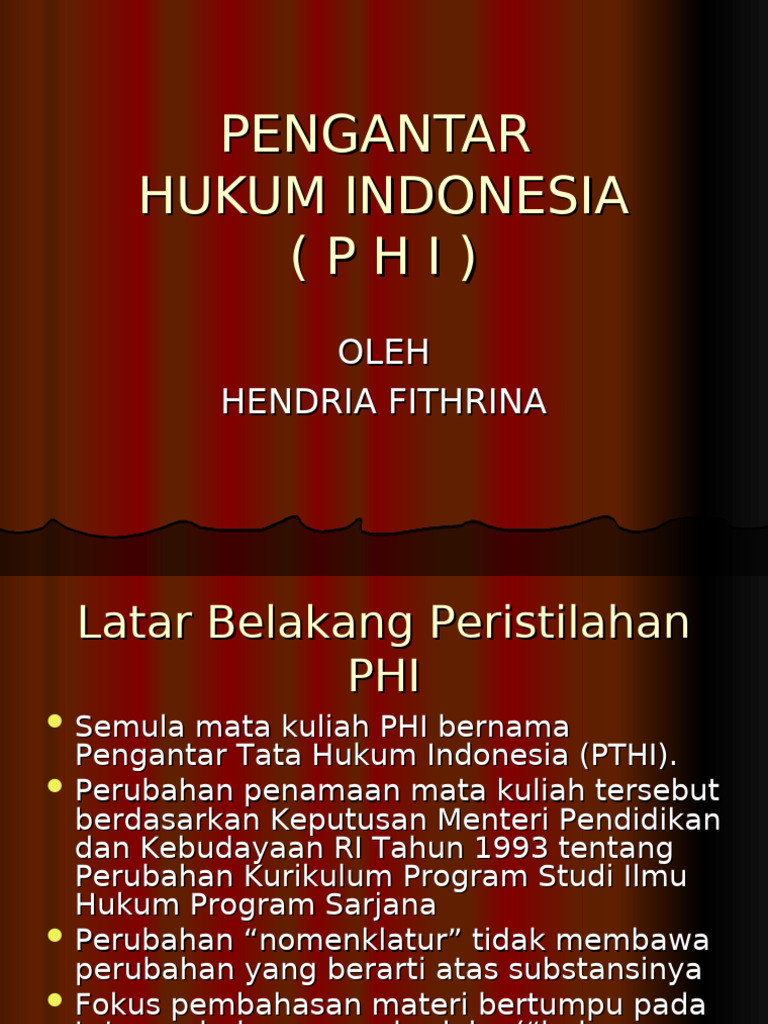 Hukum Formil Materiil | PDF