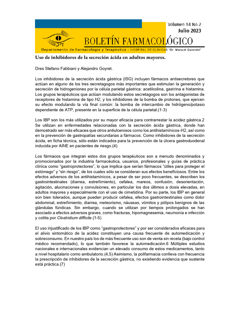 Antihistamínico H2 | PDF